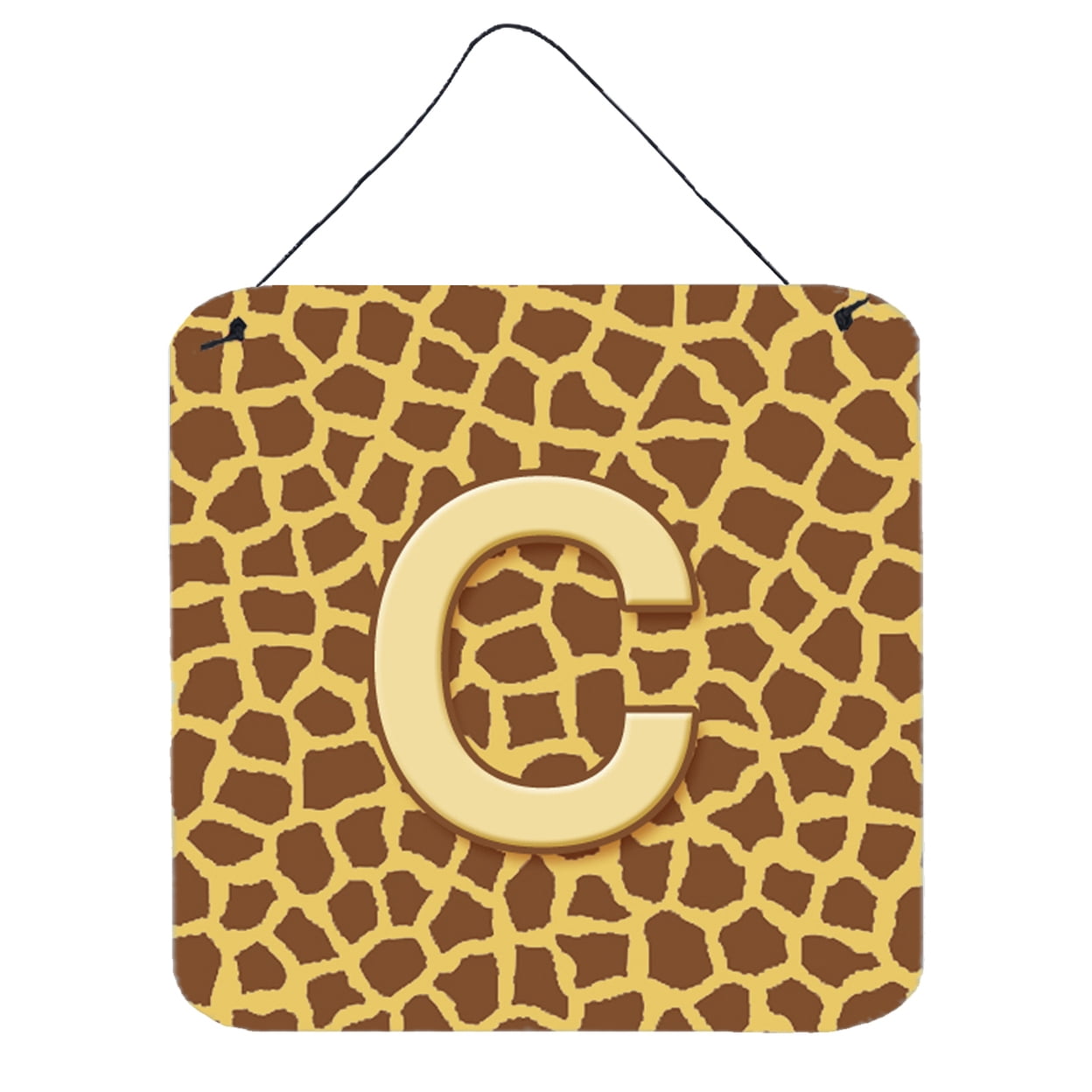 Letter C Initial Monogram - Giraffe Wall or Door Hanging Prints ...