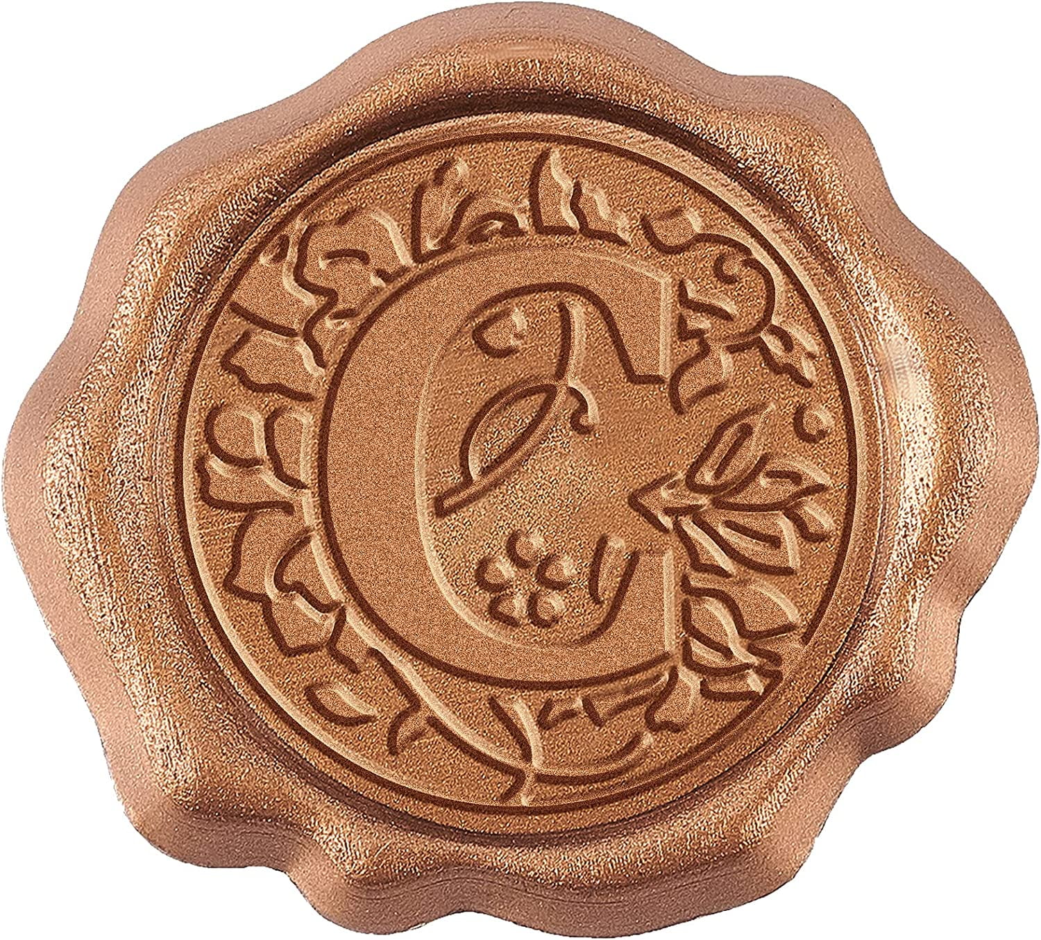 Letter C Wax Seal Stamp Stickers Bronze for Wedding Envelope Invitation ...