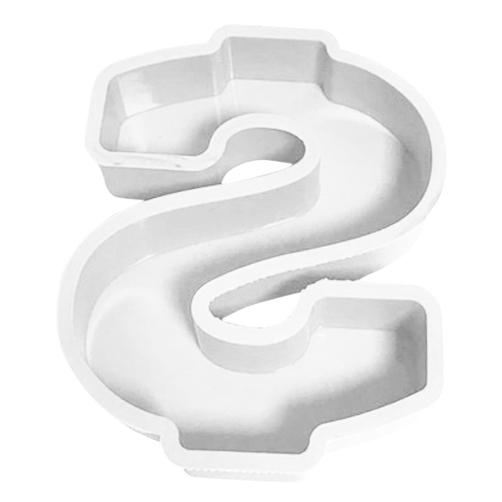 Letter Cake for Baking Silicone Mini Loaf Pan 6 Cavity 1/4 Sheet Pan ...