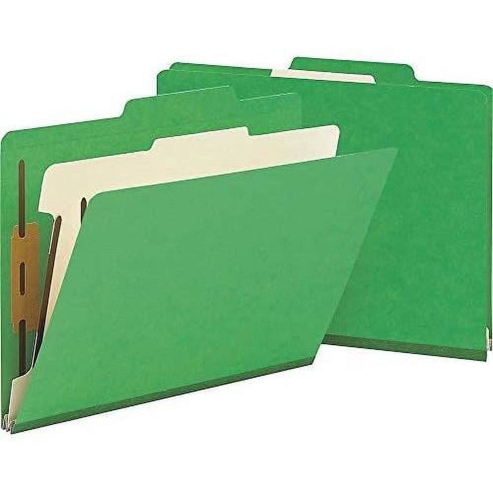 Letter Classification Folder,1 Divider, Green (SMD13702) - Walmart.com