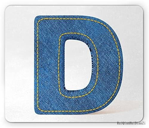 Letter D Mse Pad, Fion s Inspired pohy Design Cital D Lang bet, Recle ...