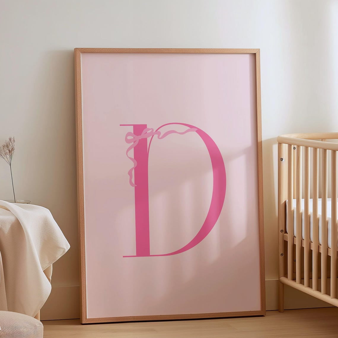 Letter D Poster, D Initial, Big Letters For Wall, Alphabet Letter Art ...