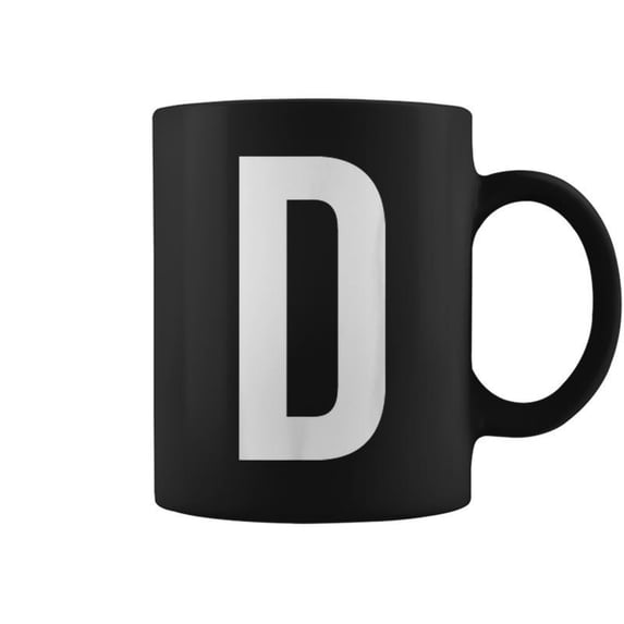 Letter D Spell Out Team Name Business Family Photo Coffee Mugs ...