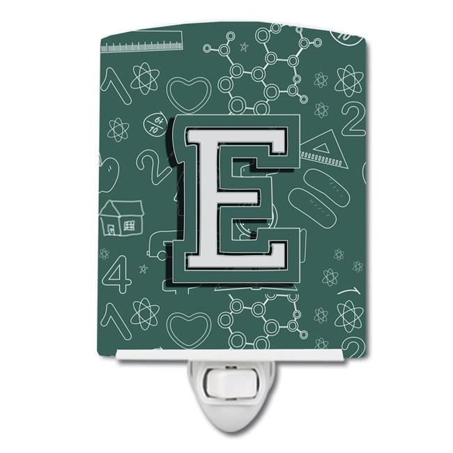 Letter E Back to School Initial Ceramic Night Light - Walmart.com