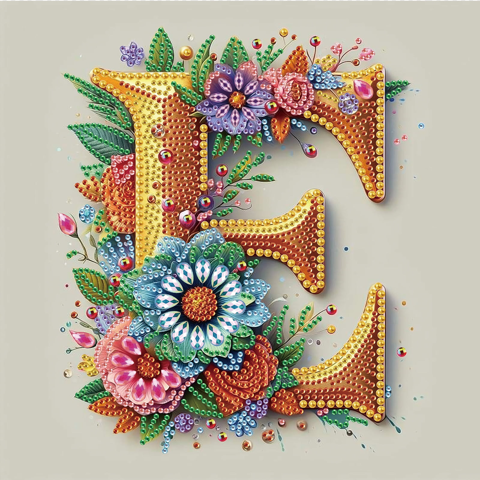 Letter E Diamond Art Painting Kit - Walmart.com