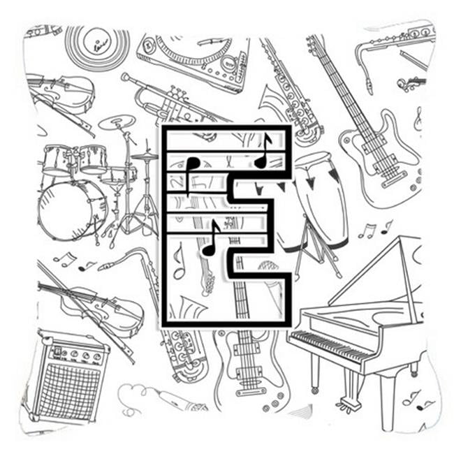 Letter E Musical Note Letters Canvas Fabric Decorative Pillow - Walmart.com