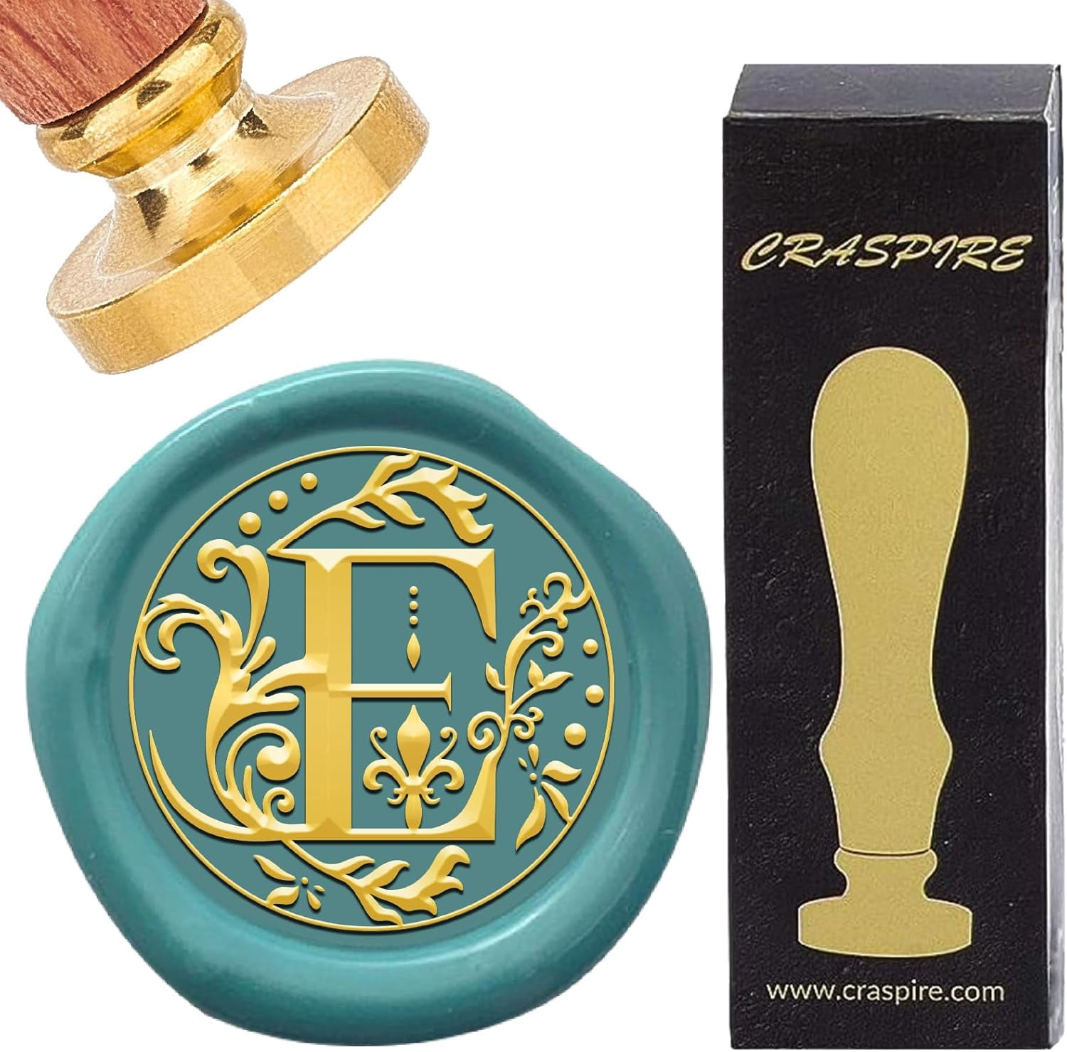 Letter E Wax Seal Stamp Retro Alphabet Initials Sealing Wax Stamp ...