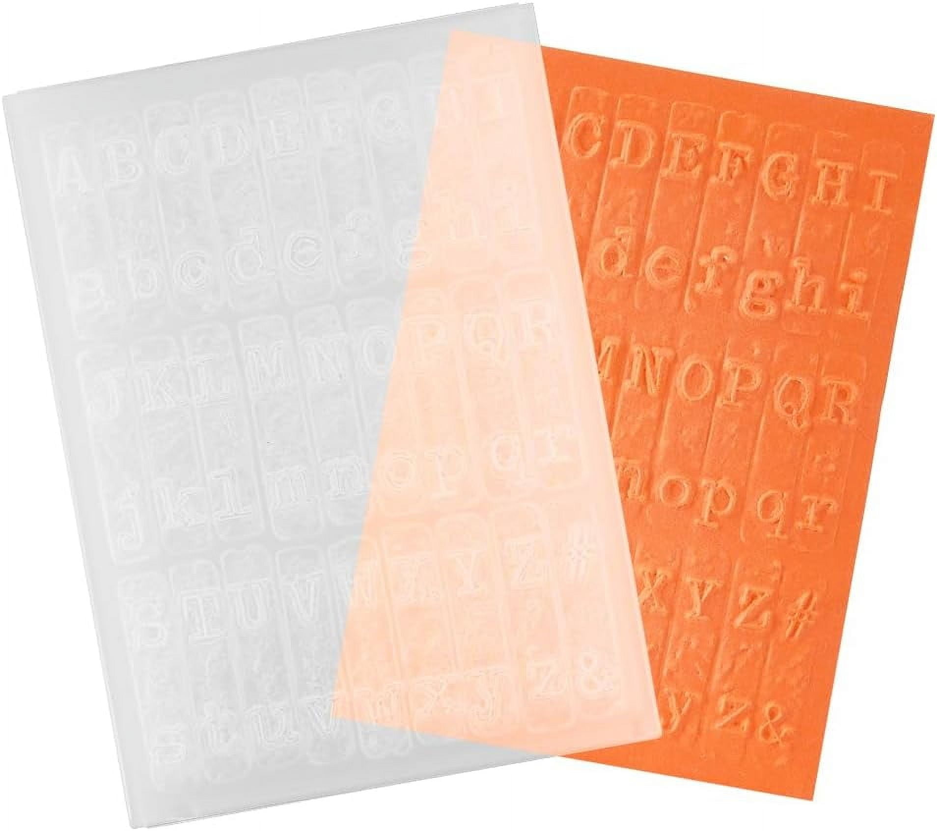 Letter Embossing Folder Plastic Embossing Folders for Card Making ...