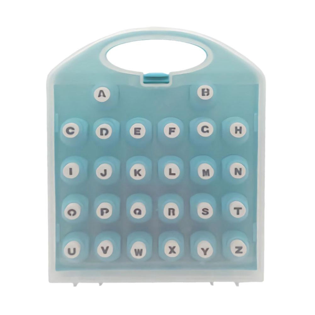 Letter Embossing Machine Set - 26 PCS, ABS Plastic & Zinc Alloy ...