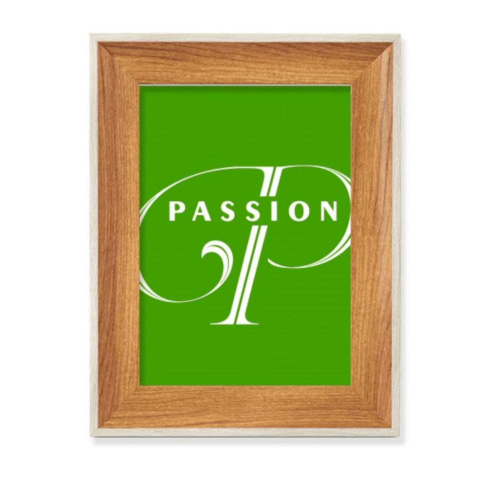Letter Expression Passion Desktop Wooden Photo Frame Display Picture ...