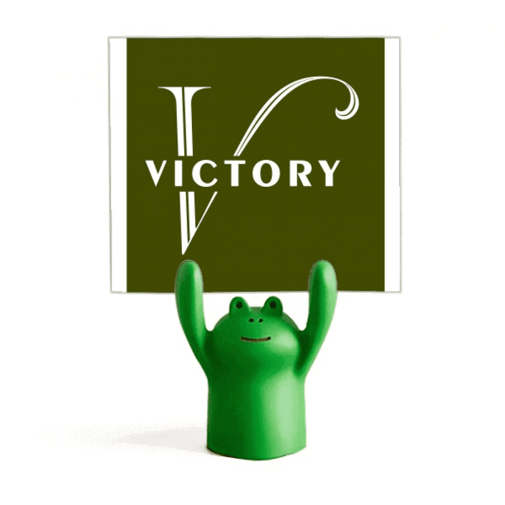 Letter Expression Victory Memo Holder Cartoon Animal Frog Stand ...