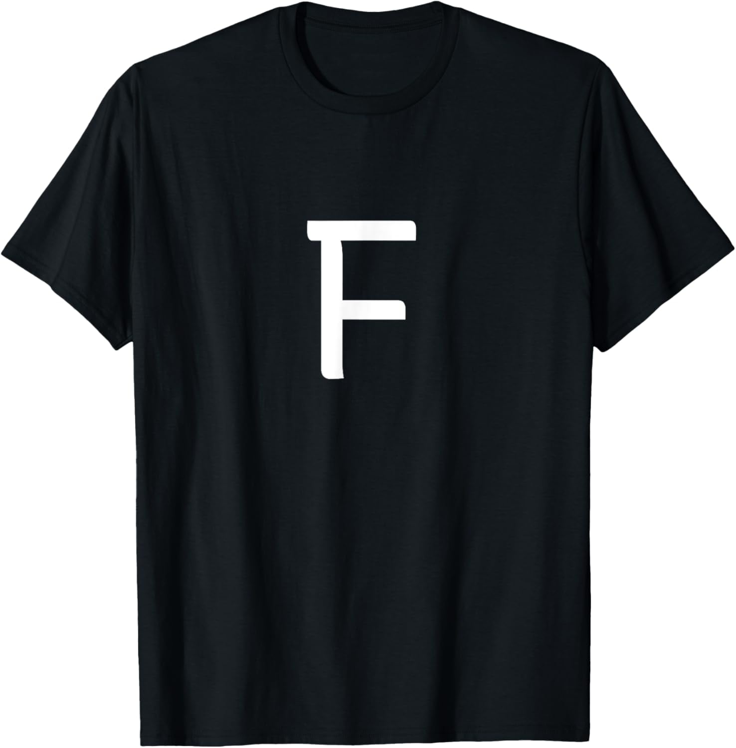 Letter F - Minimal Capital Alphabet To Spell Words Or Names T-Shirt men ...