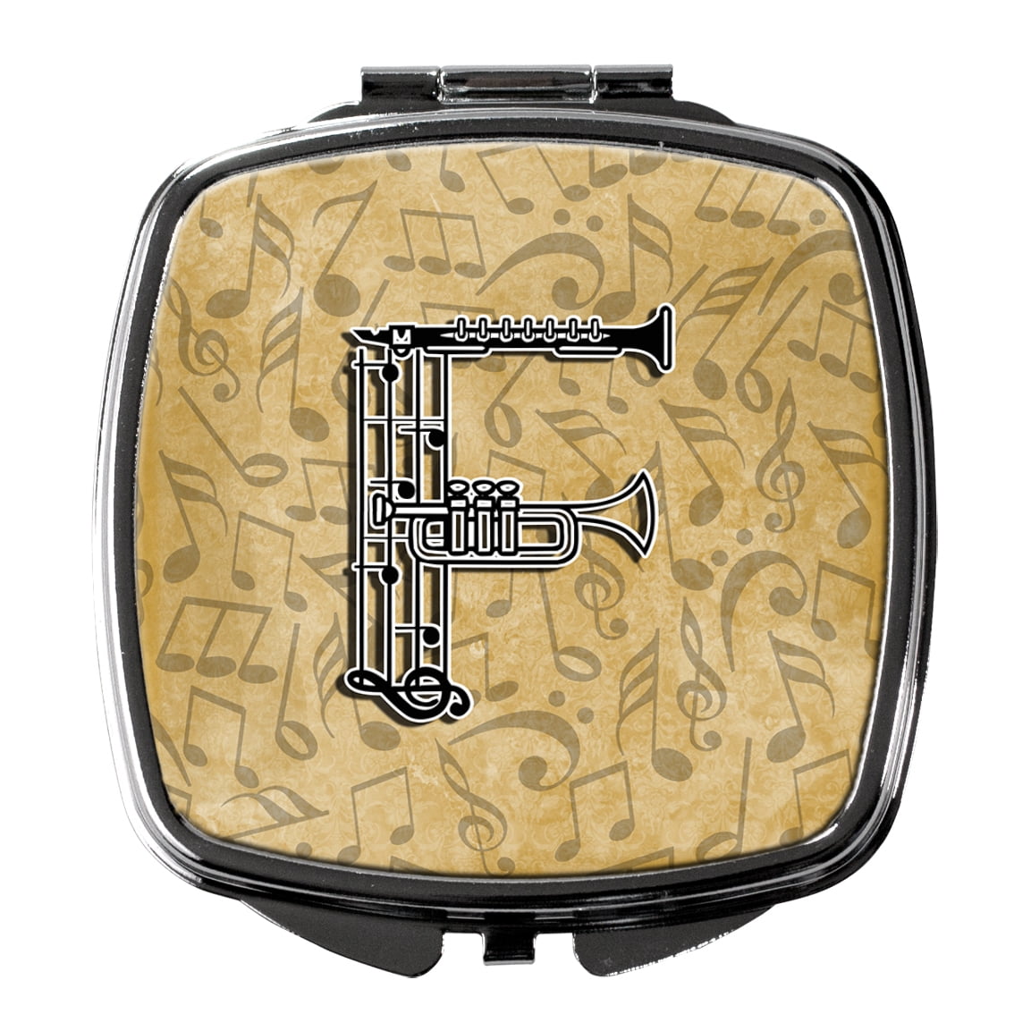 Letter F Musical Instrument Alphabet Compact Mirror - Walmart.com