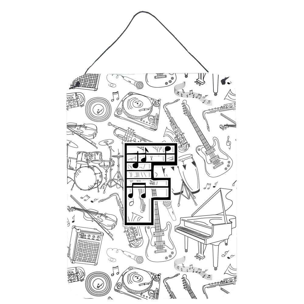 Letter F Musical Note Letters Wall or Door Hanging Prints - Walmart.com