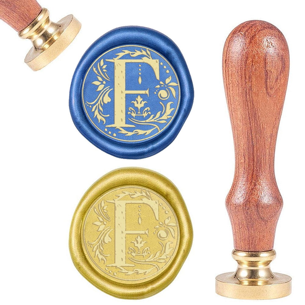 Letter F Wax Seal Stamp Vintage Alphabet Initial Sealing Wax Stamps ...