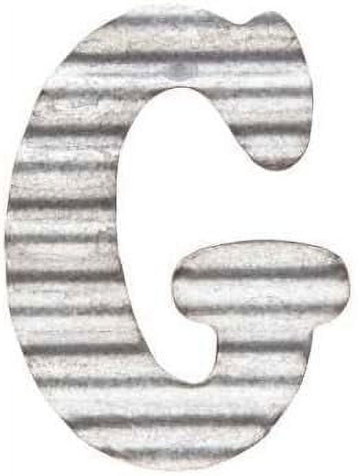 Letter G 5 Corrugated Metal Letter