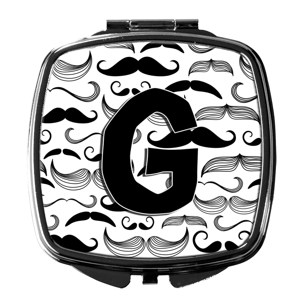 Letter G Moustache Initial Compact Mirror - Walmart.com