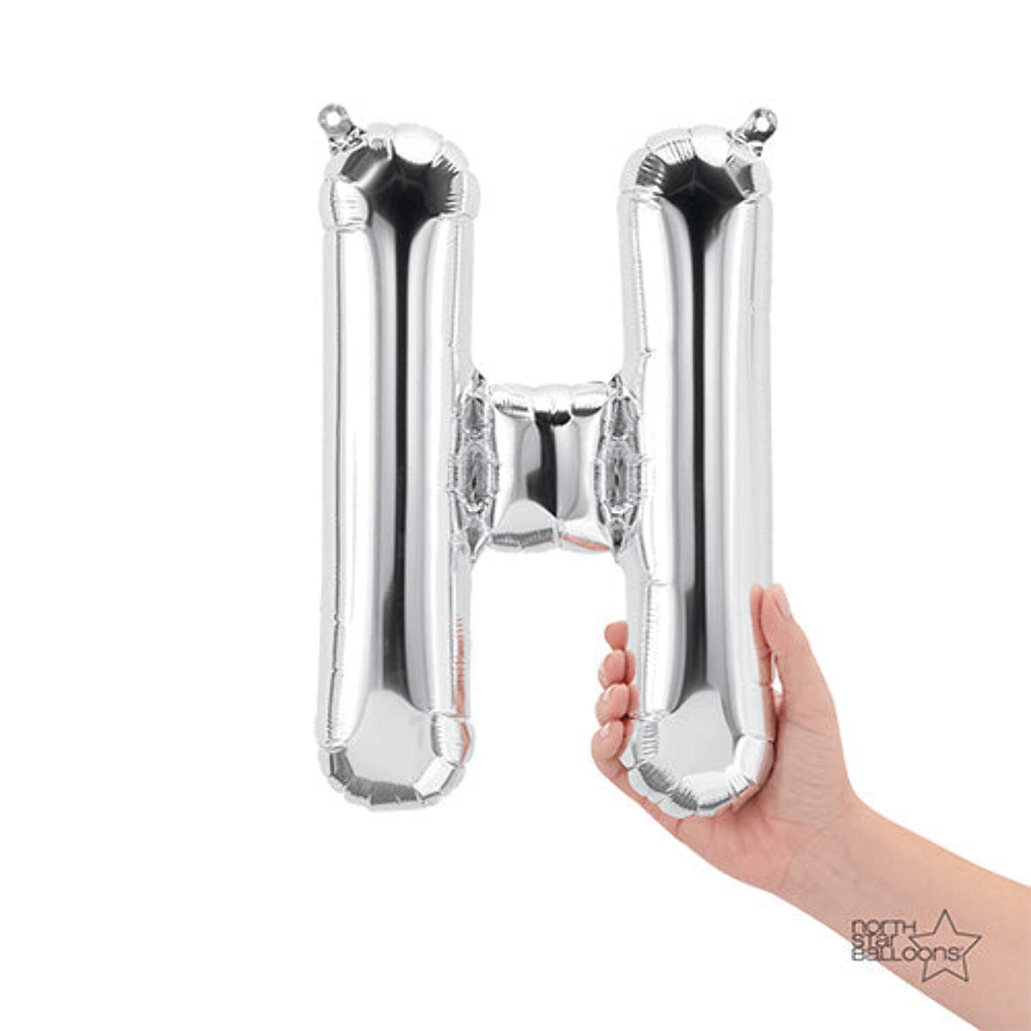 Letter H Balloon, 13.5", Silver - Walmart.com