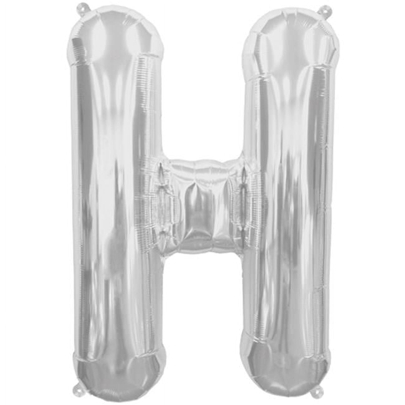 Letter H Balloon, 13.5", Silver - Walmart.com
