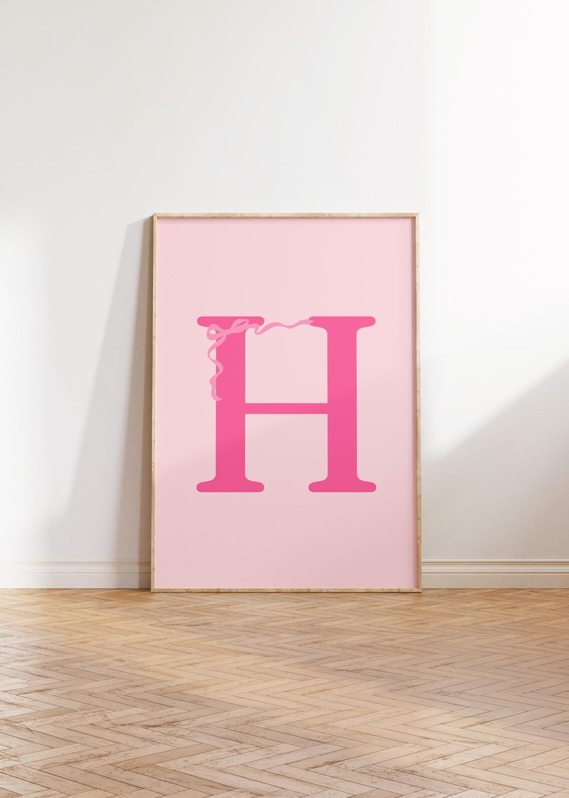 Letter H Poster, H Initial, Big Letters For Wall, Alphabet Letter Art ...