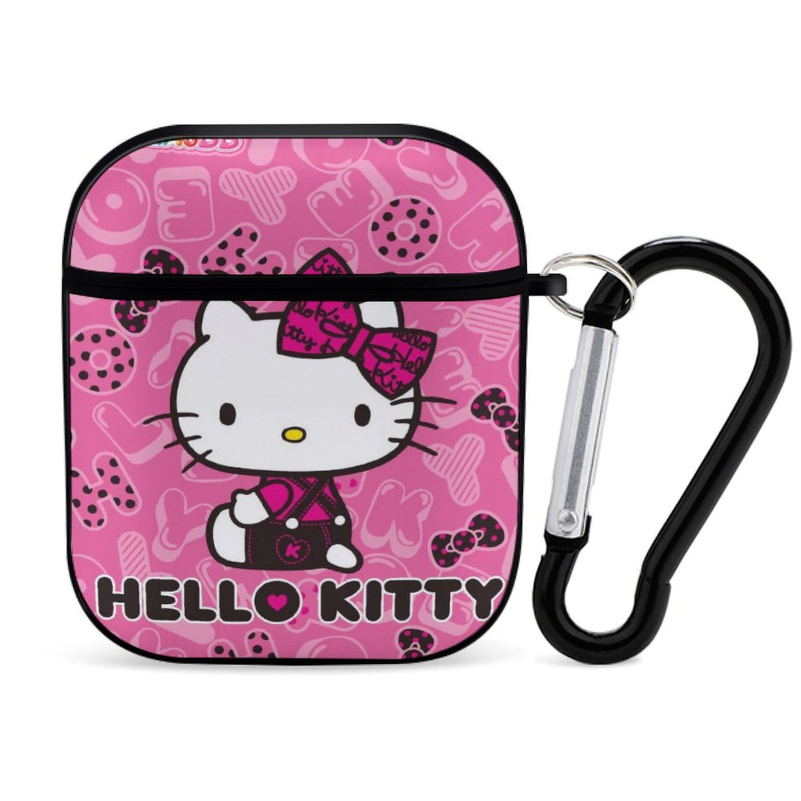 Letter Hello Kitty Case for AirPods Case Cover with Keychain,Cute ...