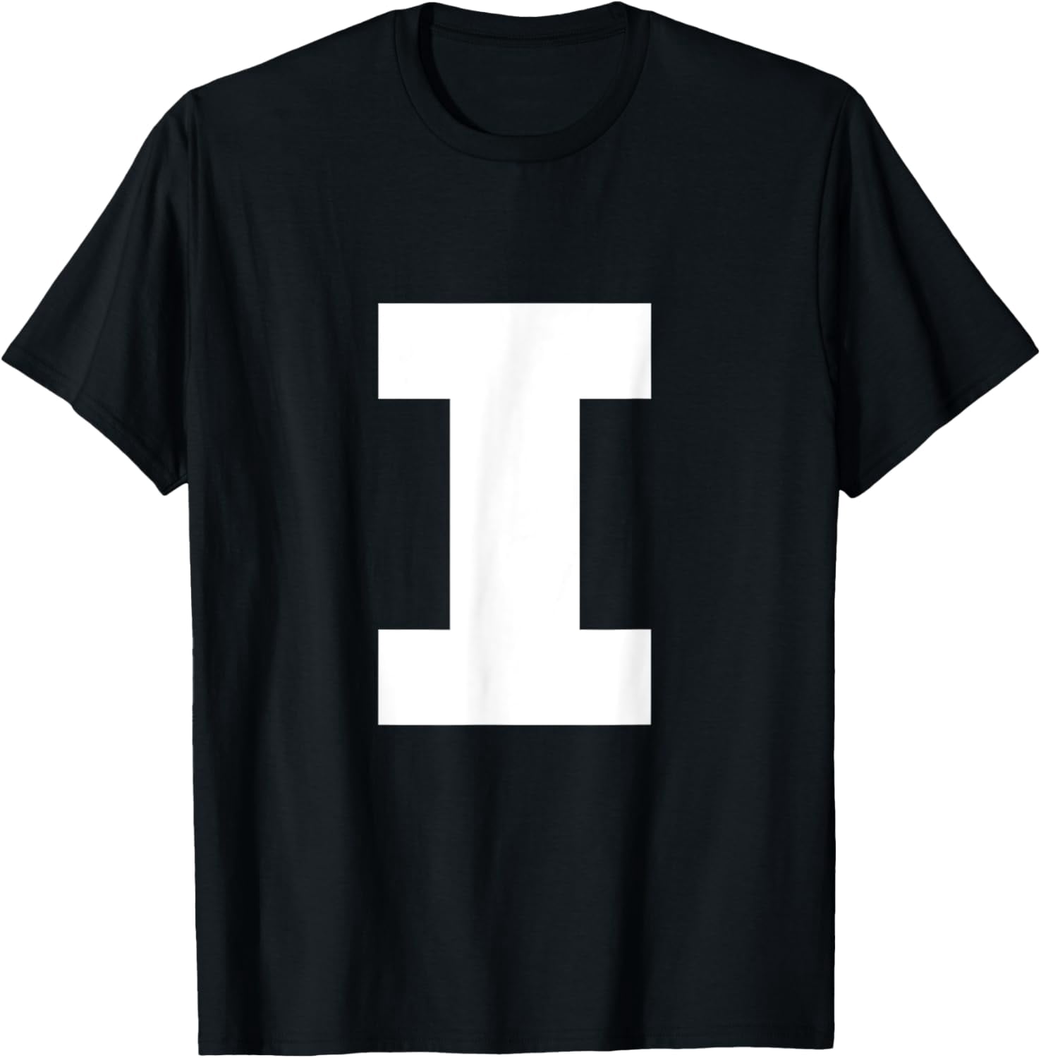 Letter I Capital Alphabet Monogram Initial T-Shirt men and women can ...
