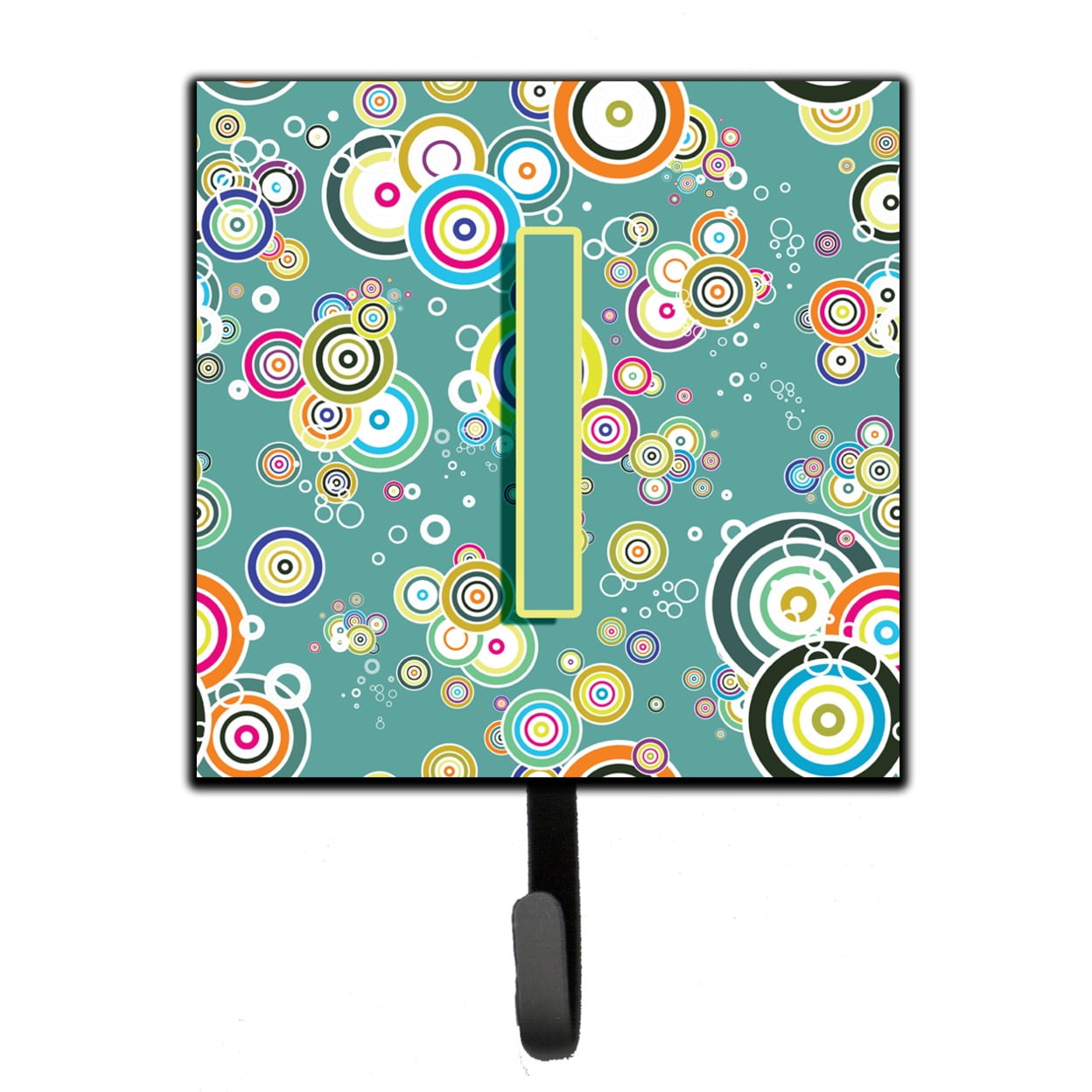 Letter I Circle Circle Teal Initial Alphabet Leash or Key Holder ...