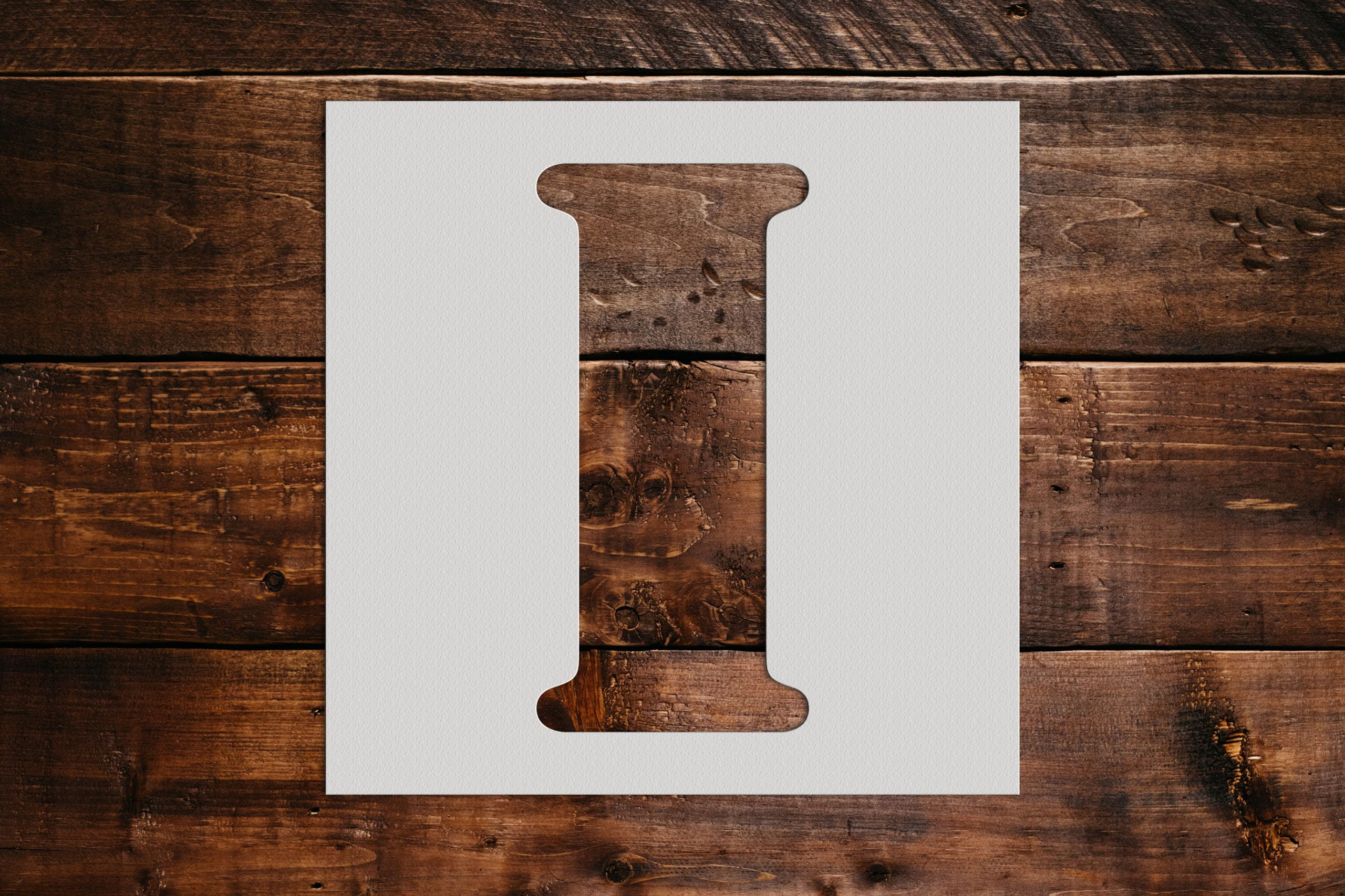 Letter I Stencil - Art and Wall Stencils (30"x30") - Walmart.com