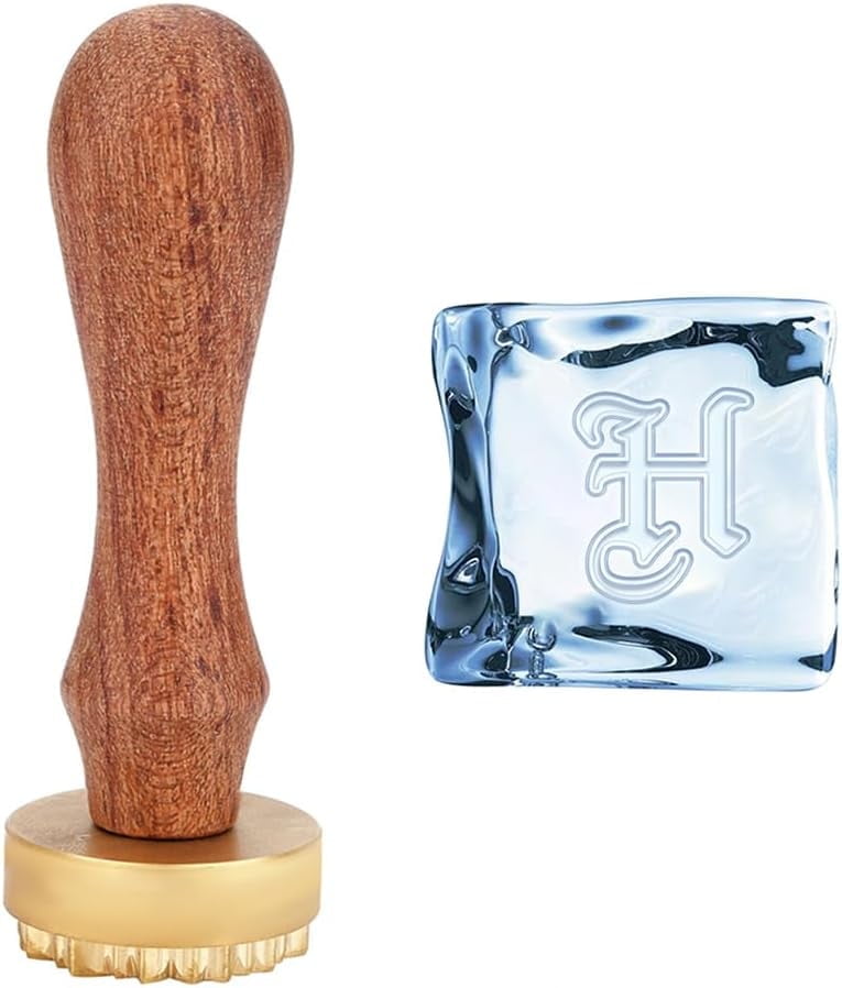Letter Ice Stamp 1.2 Inch Letter H Ice Cube Stamp Ice Branding Stamp ...