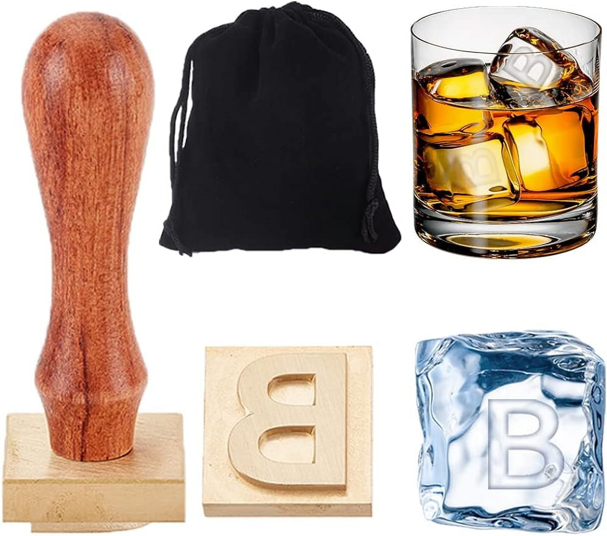 Letter Ice Stamp 1.2 Inch Letter B Ice Cube Stamp Ice Branding Stamp ...