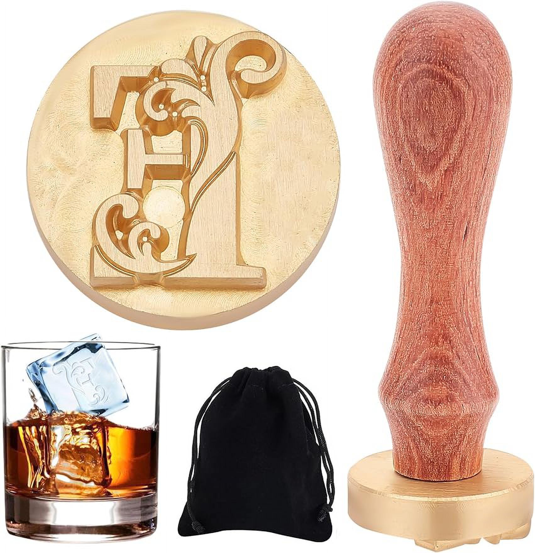 Letter Ice Stamp E Ice Cube Stamp Ice Branding Stamp with Removable ...