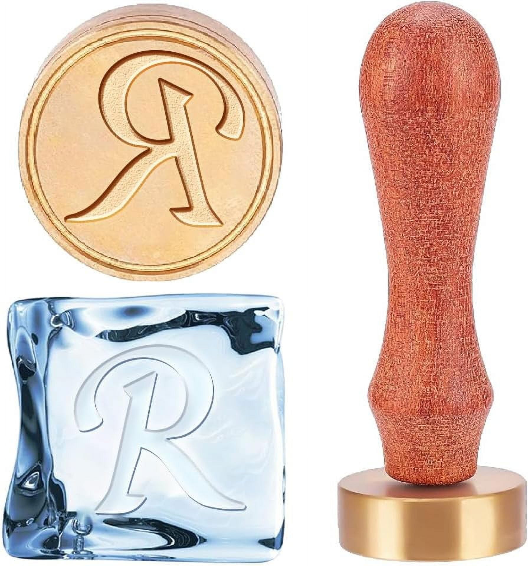 Letter Ice Stamp R Ice Cubes Press Stamp Ice Drinking Making Tool with ...