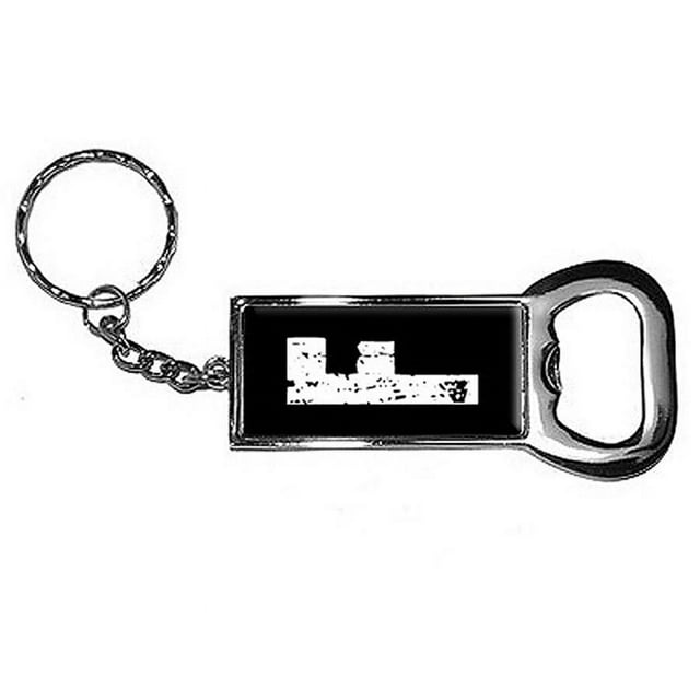 Letter Initial F Keychain Key Chain Ring Bottle Bottlecap Opener ...