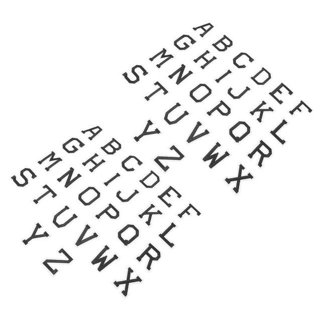 Letter Ironing Sticker Hand-craft Patches Letters for Fabric Embroidery ...