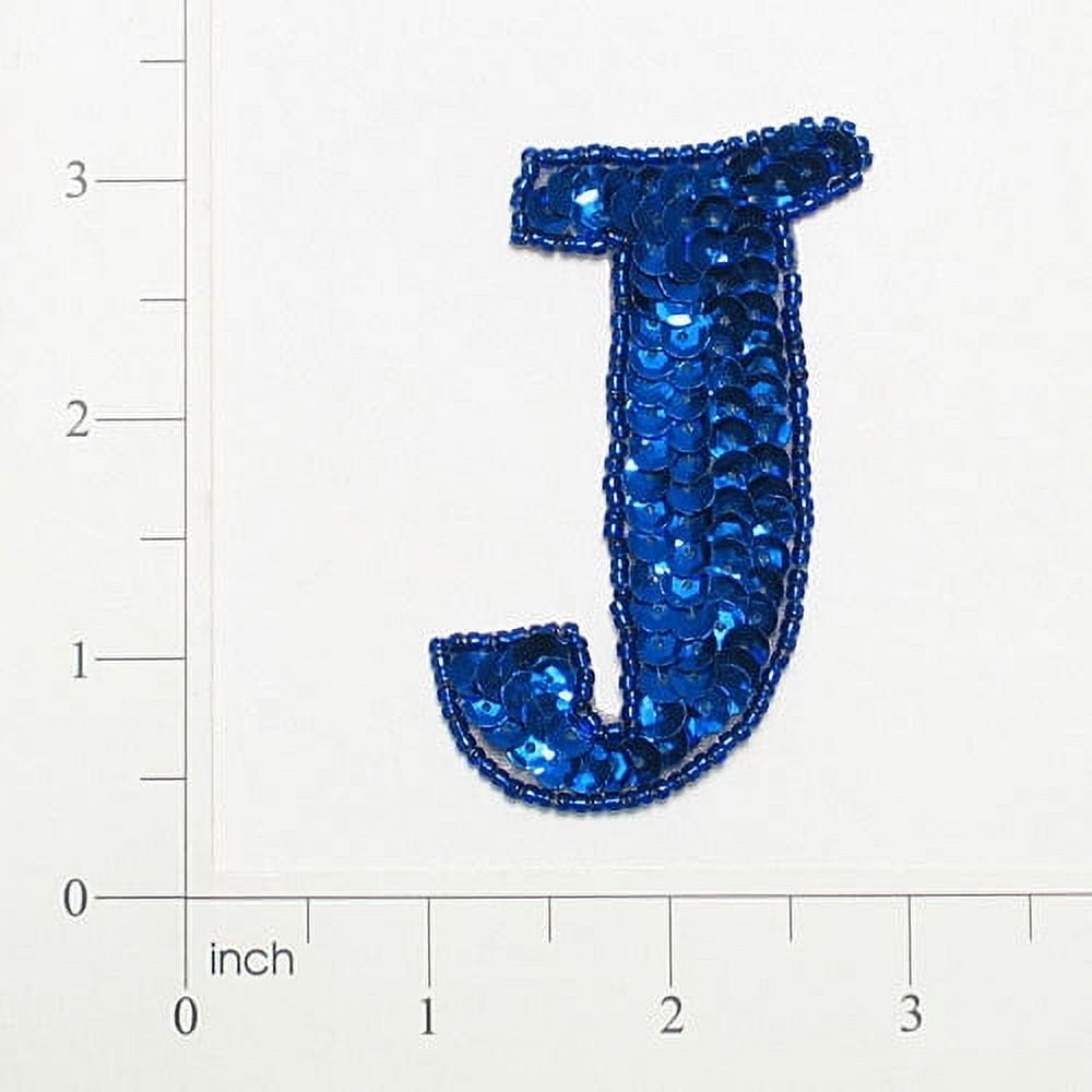 Letter J Sequin Applique - Walmart.com