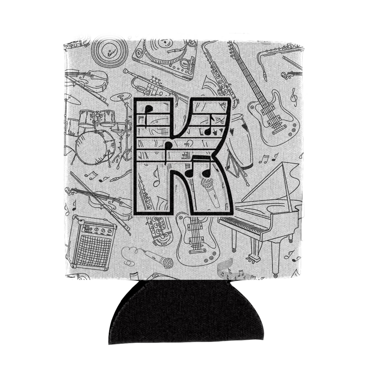 Letter K Musical Note Letters Can or Bottle Hugger - Walmart.com