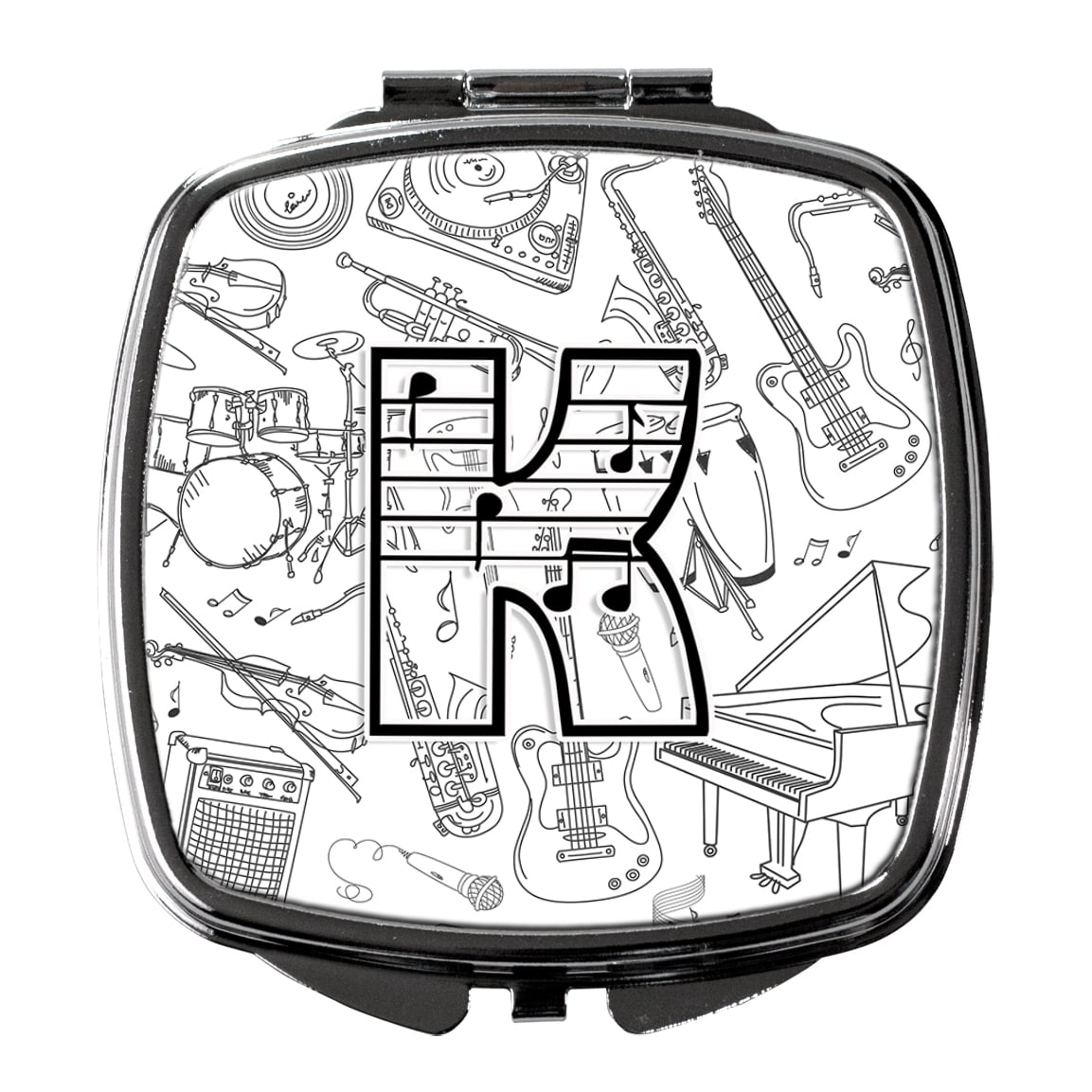 Letter K Musical Note Letters Compact Mirror - Walmart.com