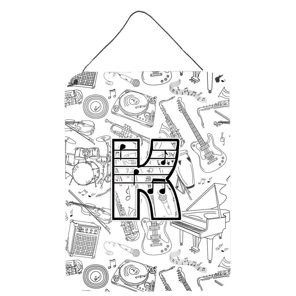 Letter K Musical Note Letters Wall or Door Hanging Prints - Walmart.com