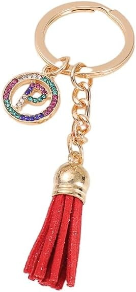 Letter Keychain,Decorative Keychain,Name Keychain Initial Gold 26 ...