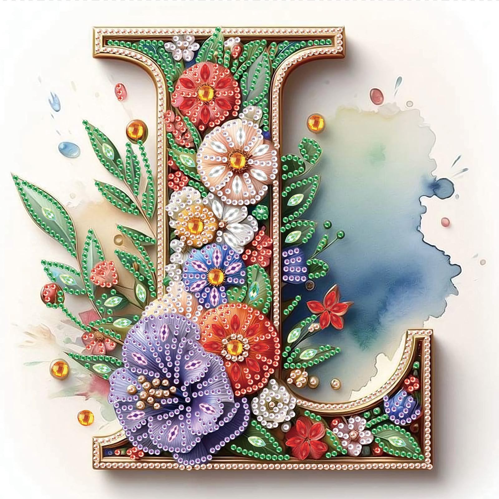 Letter L Diamond Art Painting Kit - Walmart.com