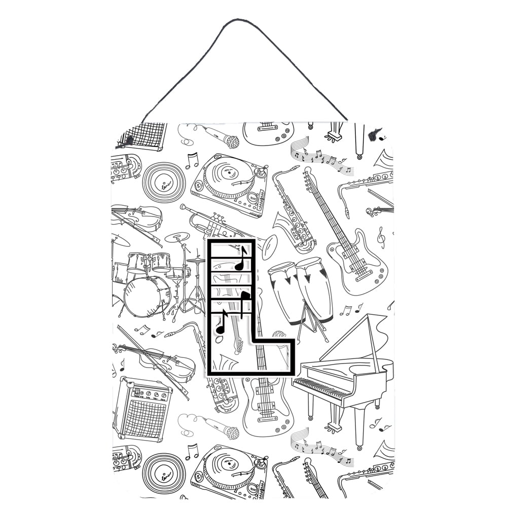 Letter L Musical Note Letters Wall or Door Hanging Prints - Walmart.com