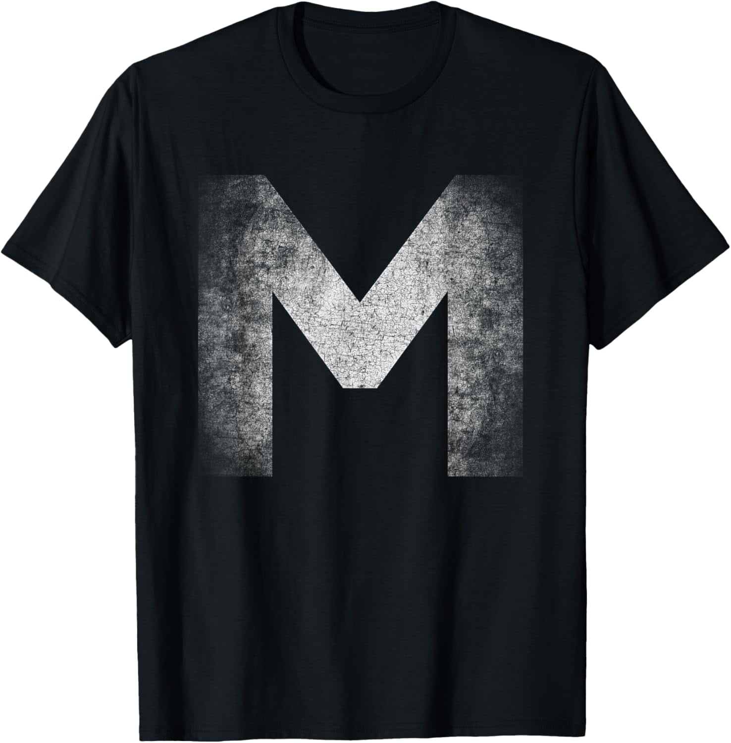 Letter M Capital Alphabet Monogram - M Initial Name Letter M T-Shirt ...