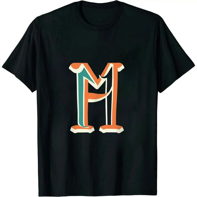 Letter M Capital Alphabet T-Shirt - Walmart.com