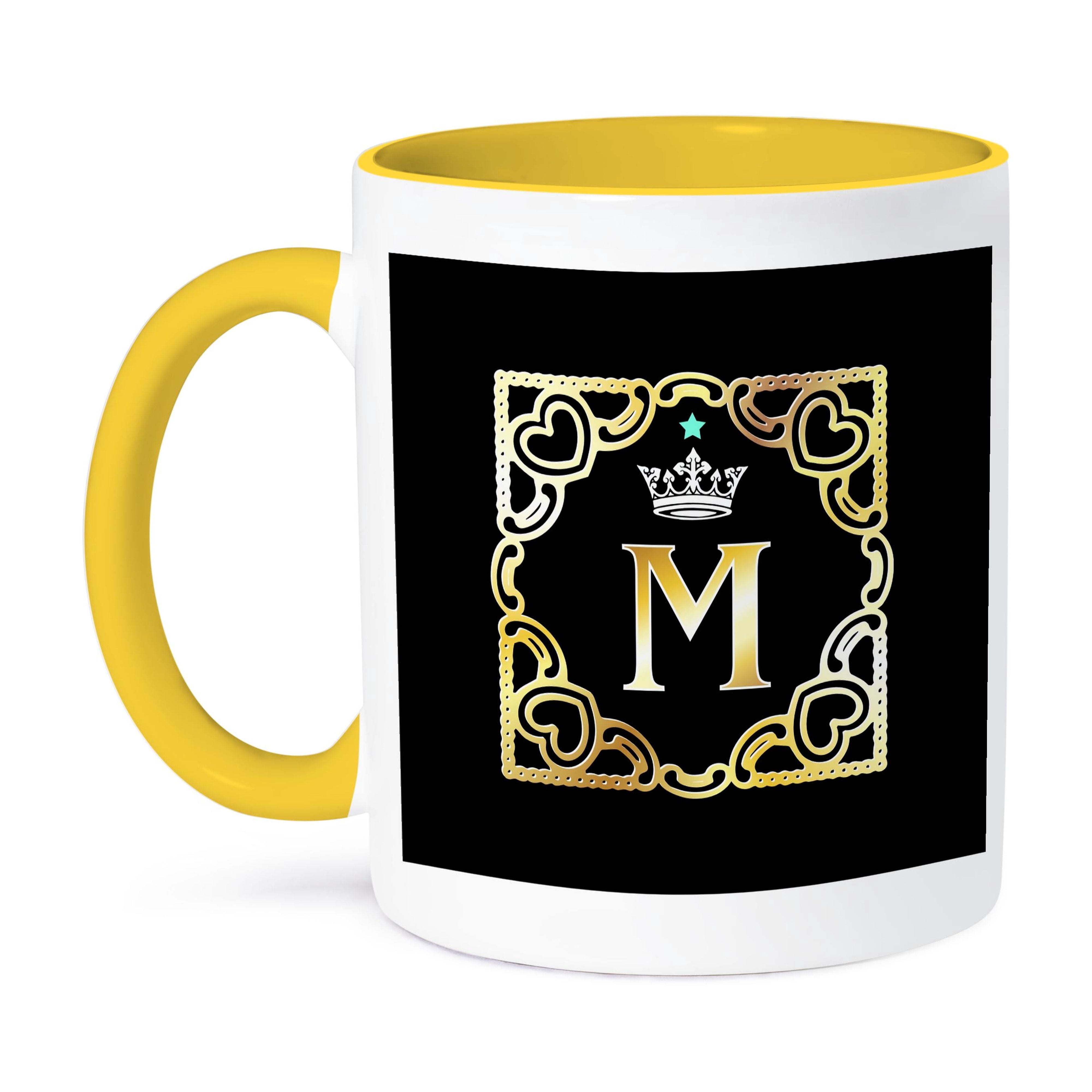 3dRose, Letter M- Image of Monogram with Crown and Blue Star- not metal ...