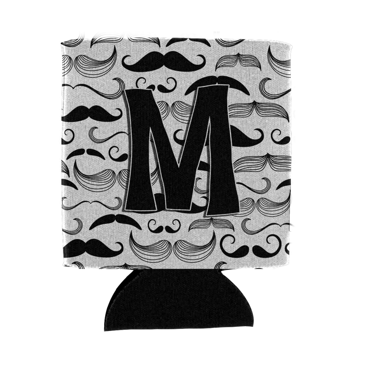 Letter M Moustache Initial Can or Bottle Hugger - Walmart.com
