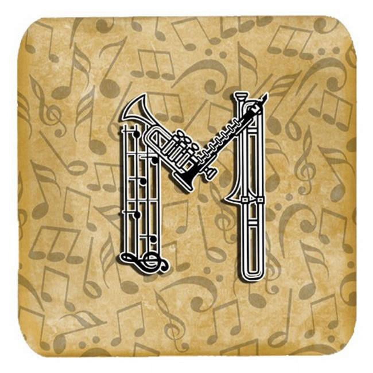 Letter M Musical Instrument Alphabet Foam Coasters, Set Of 4 - Walmart.com