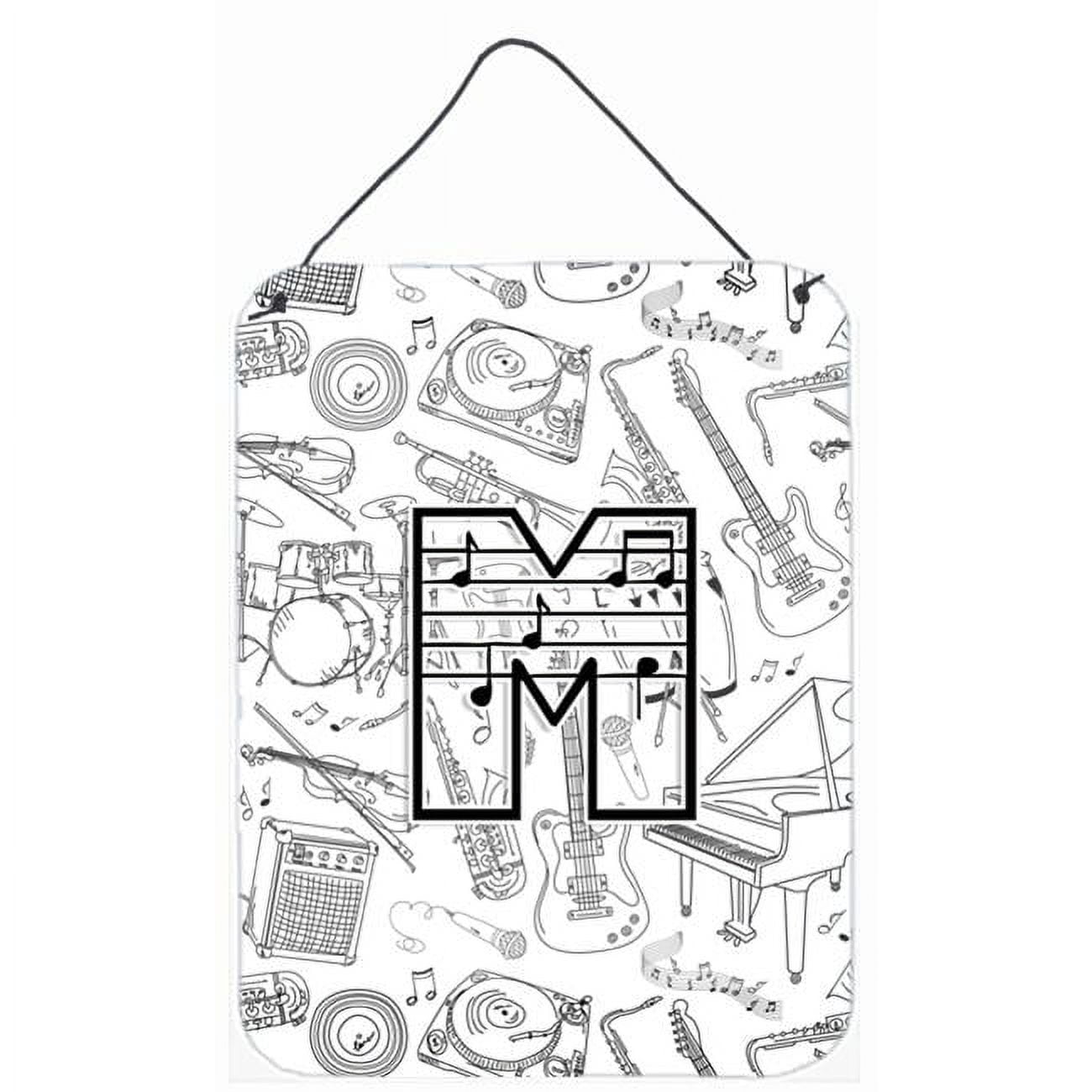 Letter M Musical Note Letters Wall and Door Hanging Prints - Walmart.com