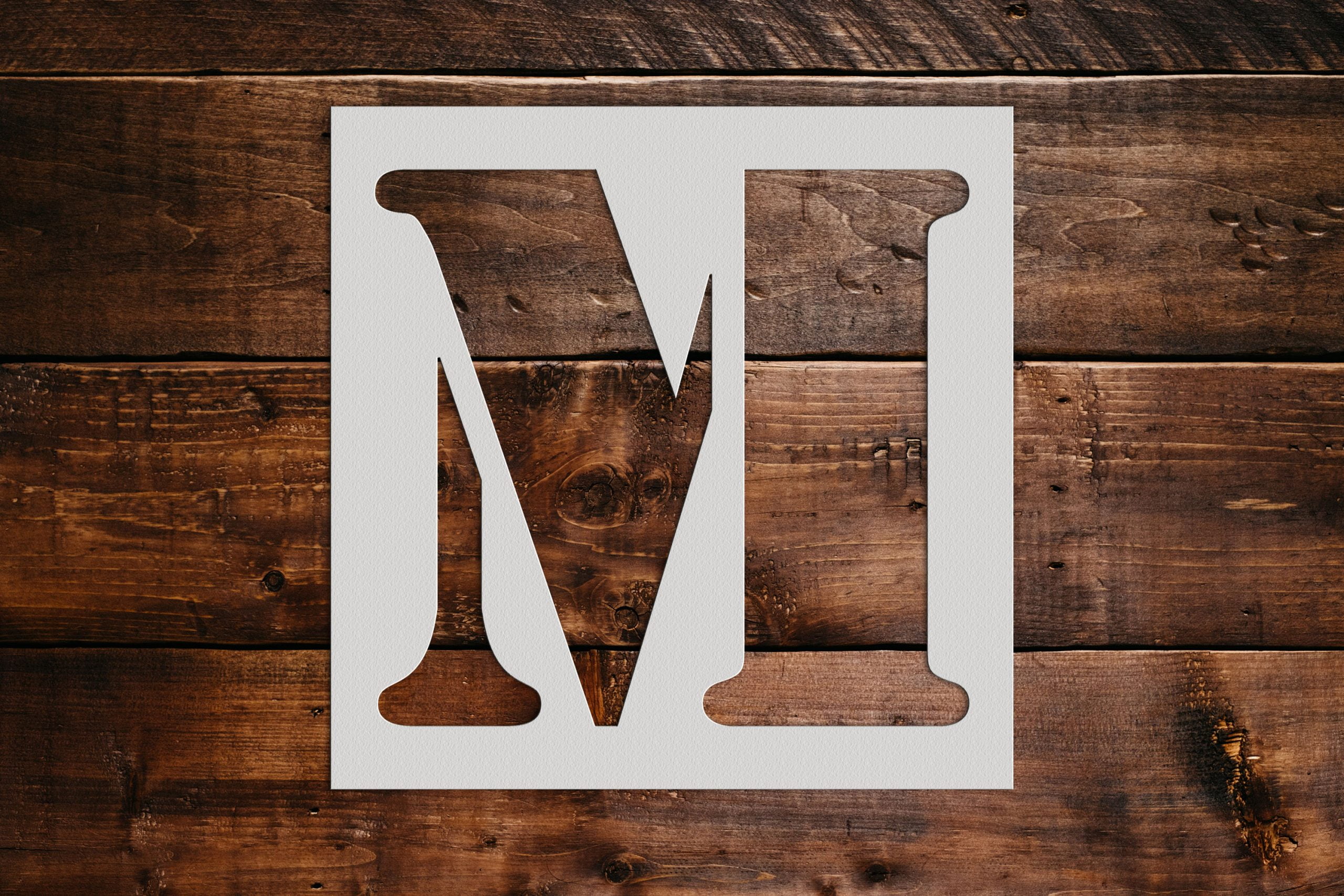 Letter M Stencil - Art and Wall Stencils (6"x6") - Walmart.com