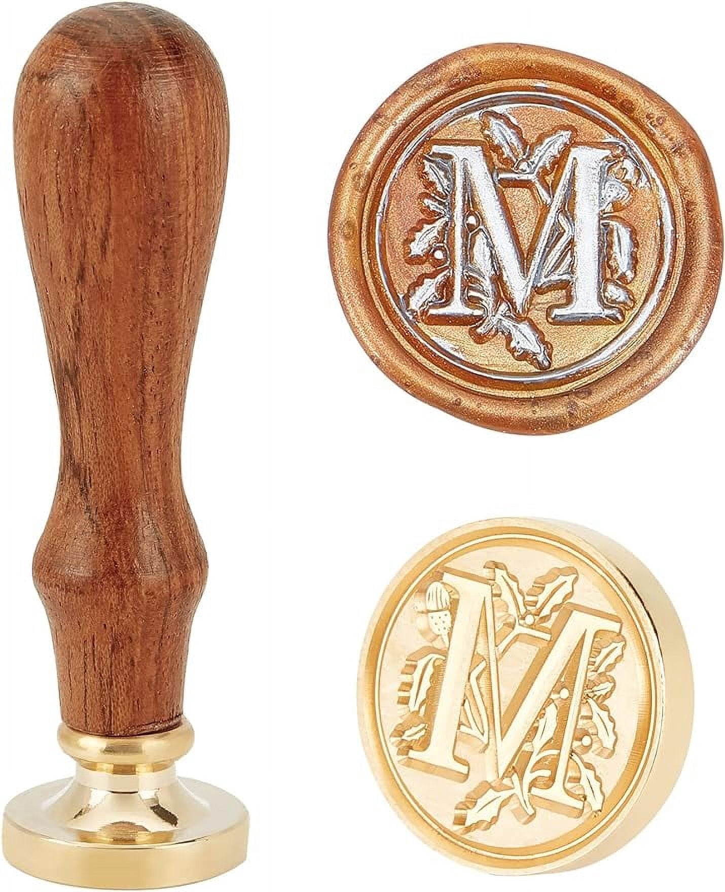 Letter M Wax Seal Stamp Vintage Retro Initial M Wax Sealing Stamp Brass ...