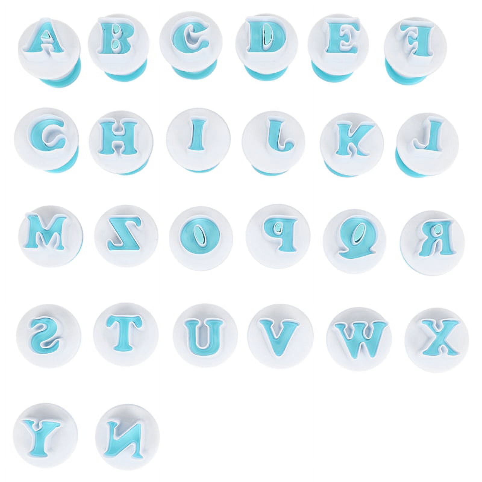 Letter Mold Plastic Bakeware Pastry Mini Uppercase Cake Decorating Tool ...